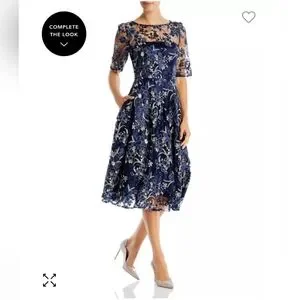 Eliza J | Dresses | Eliza J Short Sleeve Illusion Yoke Dress | Poshmark